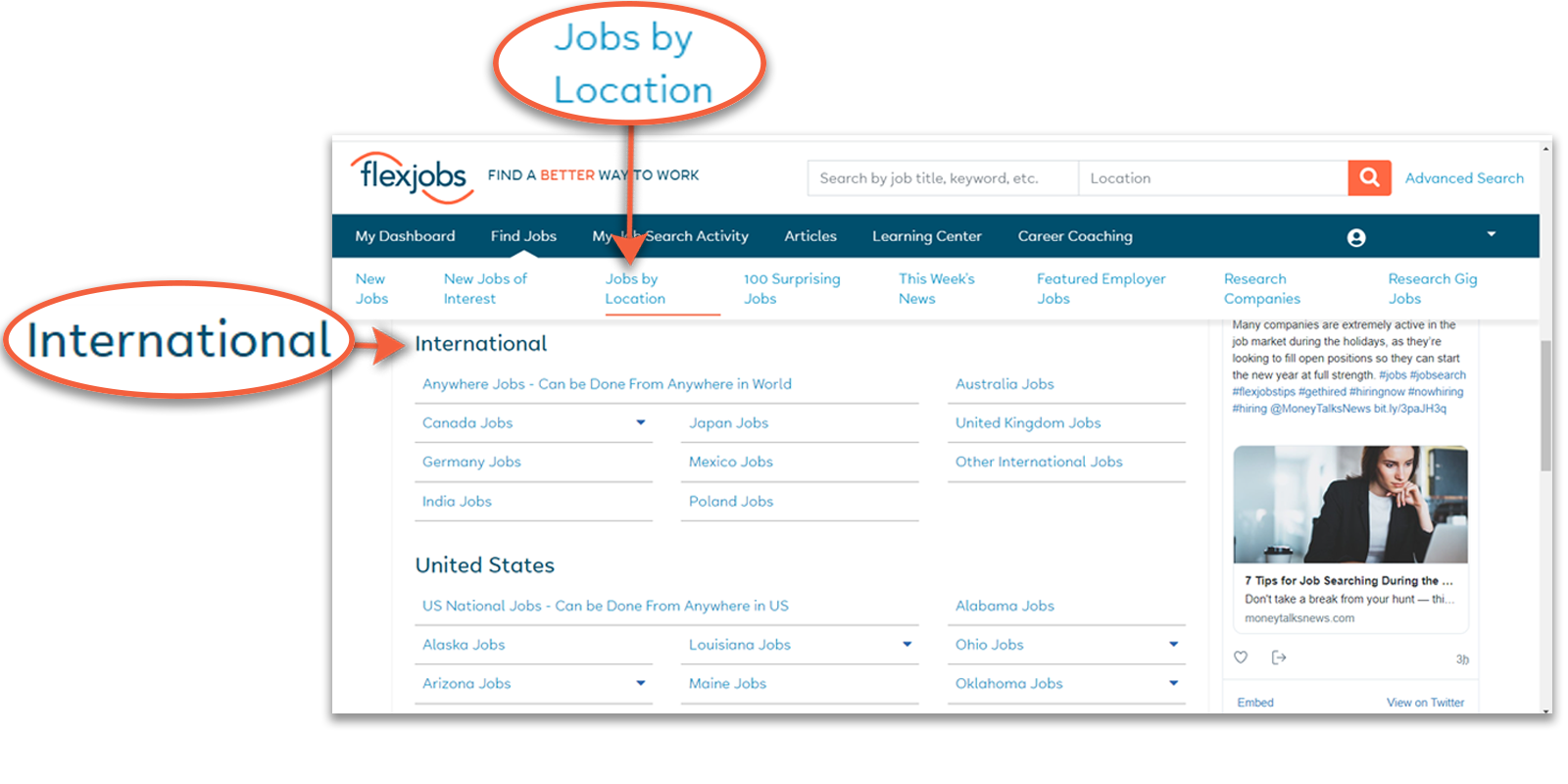 How to Find International and Overseas Jobs on FlexJobs | FlexJobs